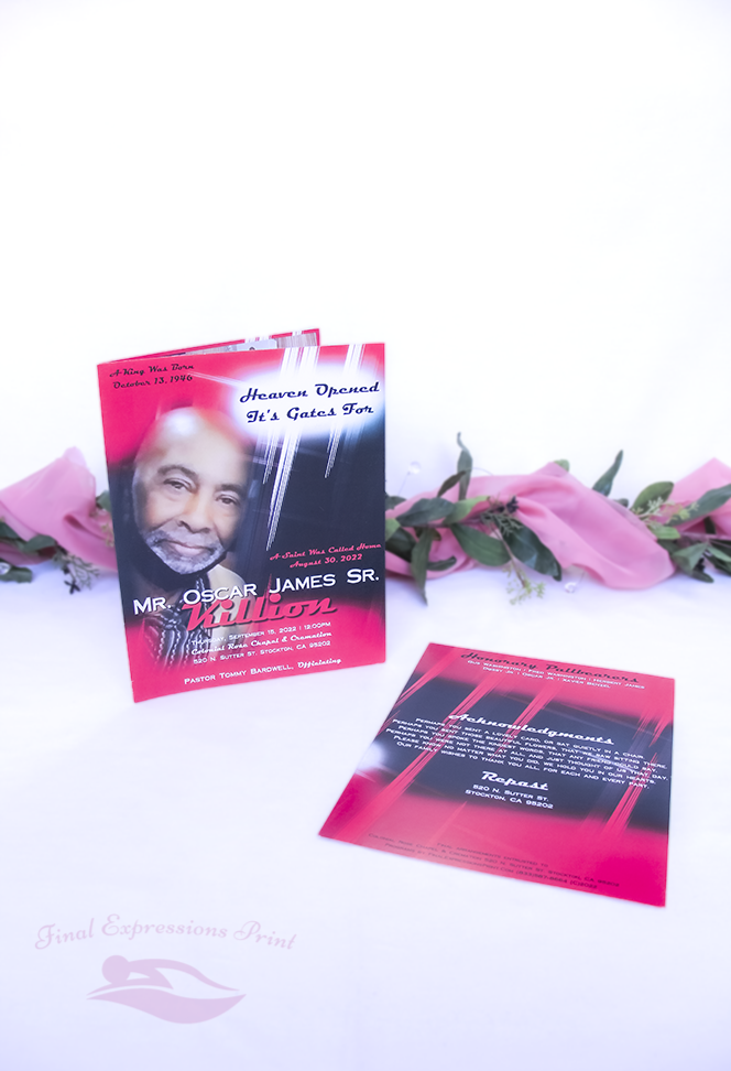 Funeral Memorial Program | Final Expressions Print