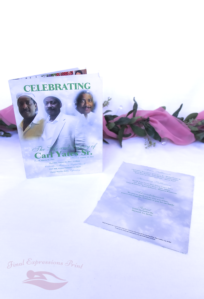 Funeral Memorial Program | Final Expressions Print