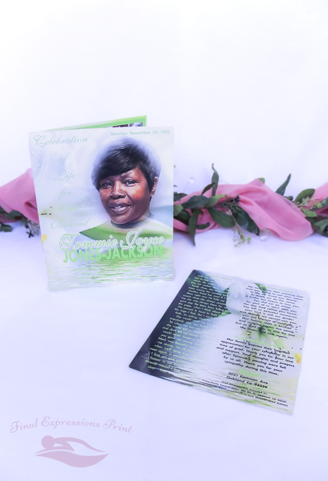 Funeral Memorial Program | Final Expressions Print