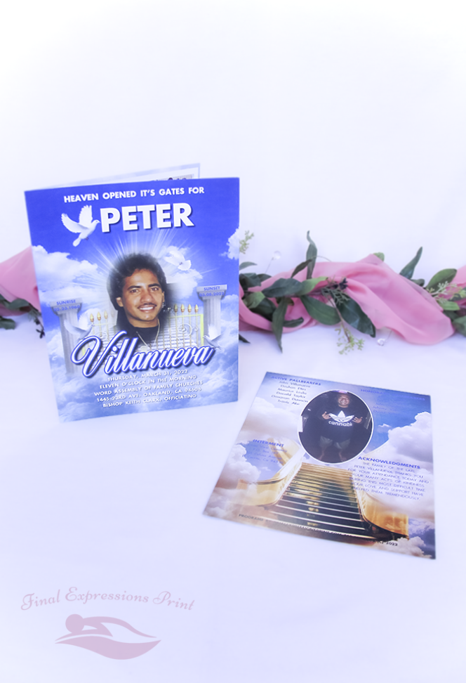 Funeral Memorial Program | Final Expressions Print